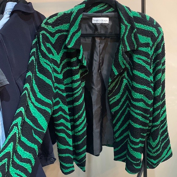Vintage | Jackets & Coats | Vintage Zebra Pattern Jacket | Poshmark